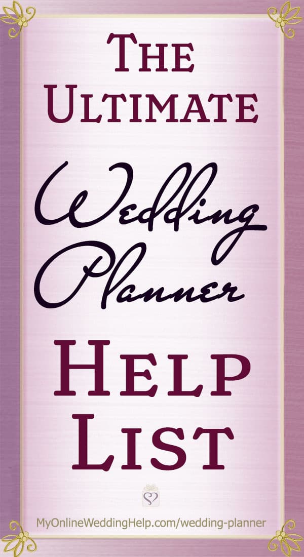 What to Look for in a Wedding Planner for Your DIY Wedding. 10 Area ...