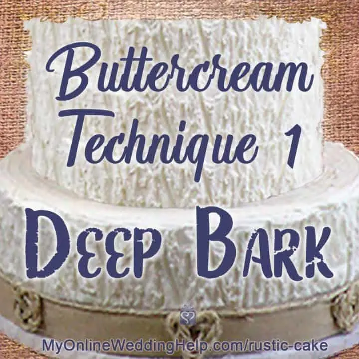 How to DIY Rustic Wedding Cake Decorating. 3 Simple Techniques.
